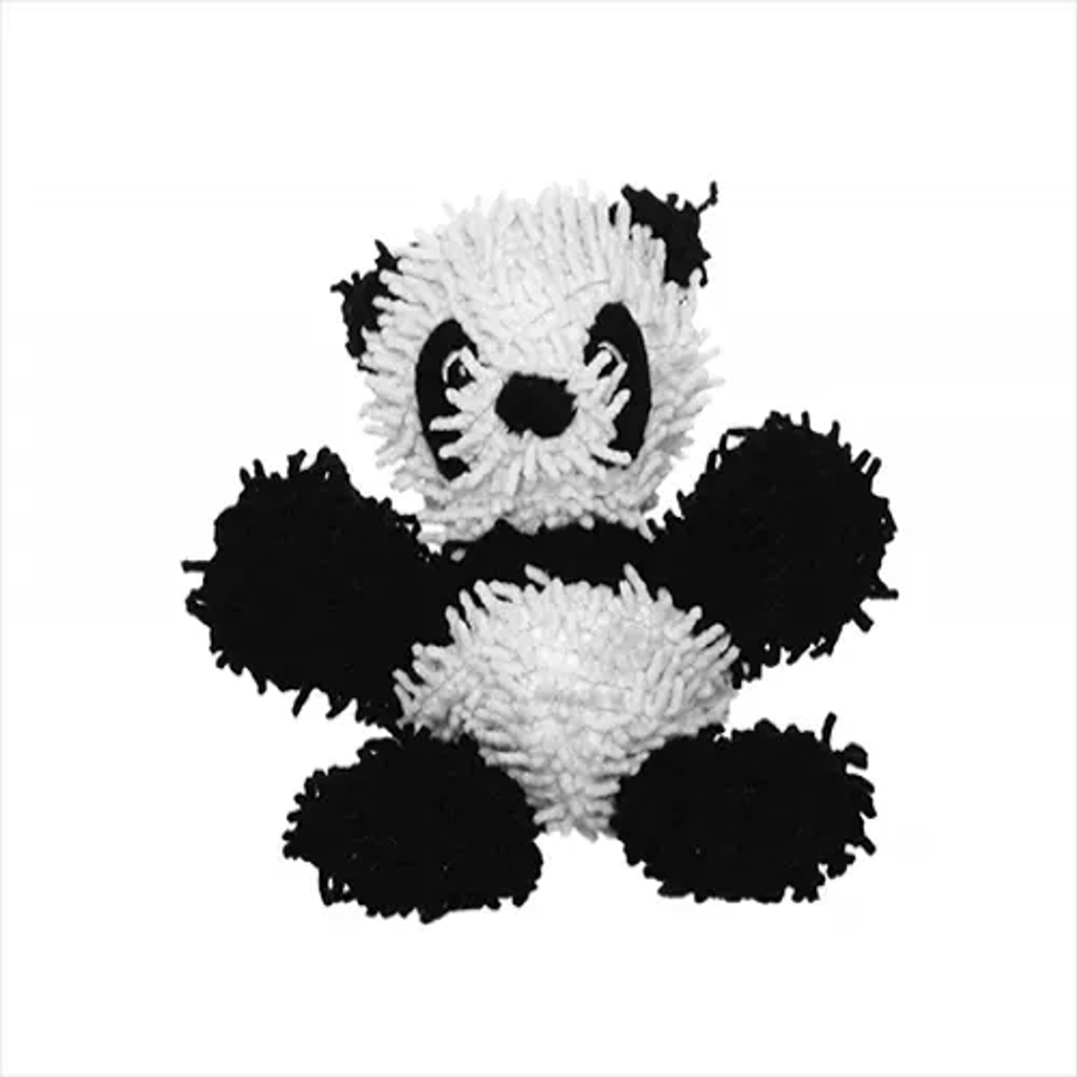 Mighty Jr Microfiber Ball Junior Black & White - MyPetsEssentials