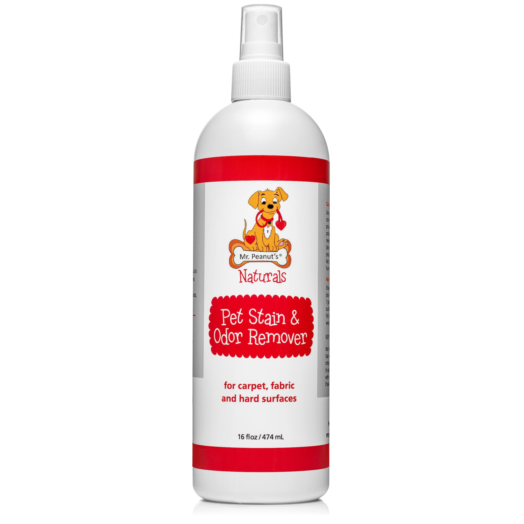 Mr. Peanut's Naturals Enzymatic Stain and Odor Remover 16oz Spray Bottle - MyPetsEssentials
