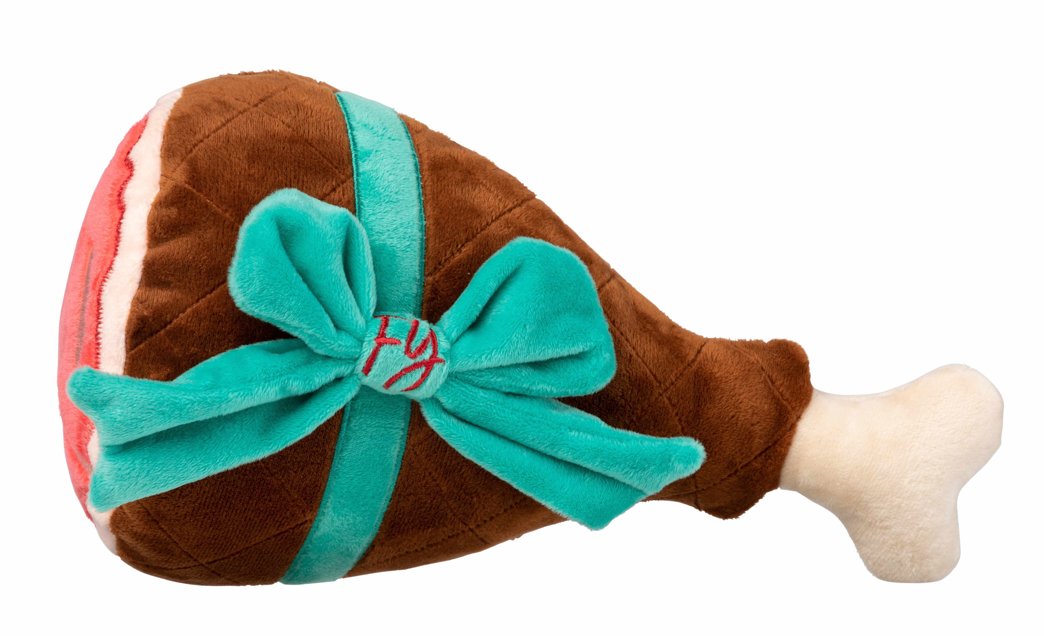 FuzzYard Humongous Holiday Ham Plush Dog Toy - MyPetsEssentials
